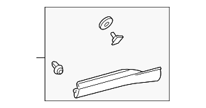 75075-0E010 - Lower Molding 2010-2015 Lexus RX350 | Lexus of Stevens ...