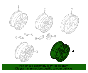 Genuine BMW 36-11-6-877-327 | 19" Style 693 Y-Spoke Ferric Grey Light ...