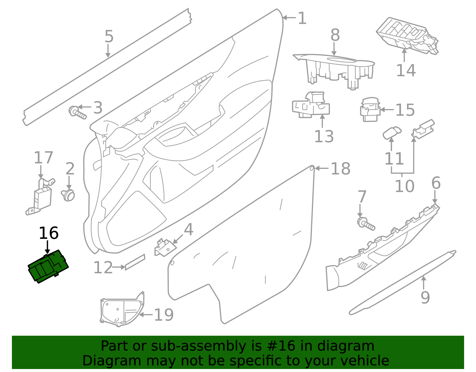 83048SJ011 - High-Quality Seat Memory Switch for 2020-2025 Subaru ...