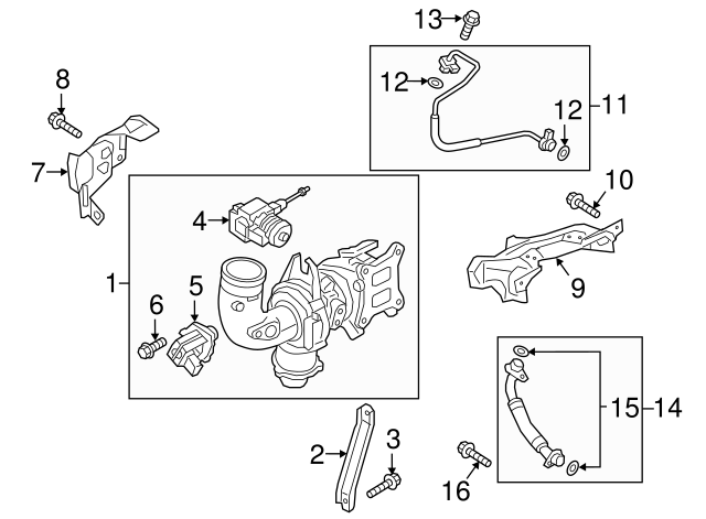 2015-2023 Audi Oil Outlet Tube O-Ring WHT-006-112 | Audi USA Parts
