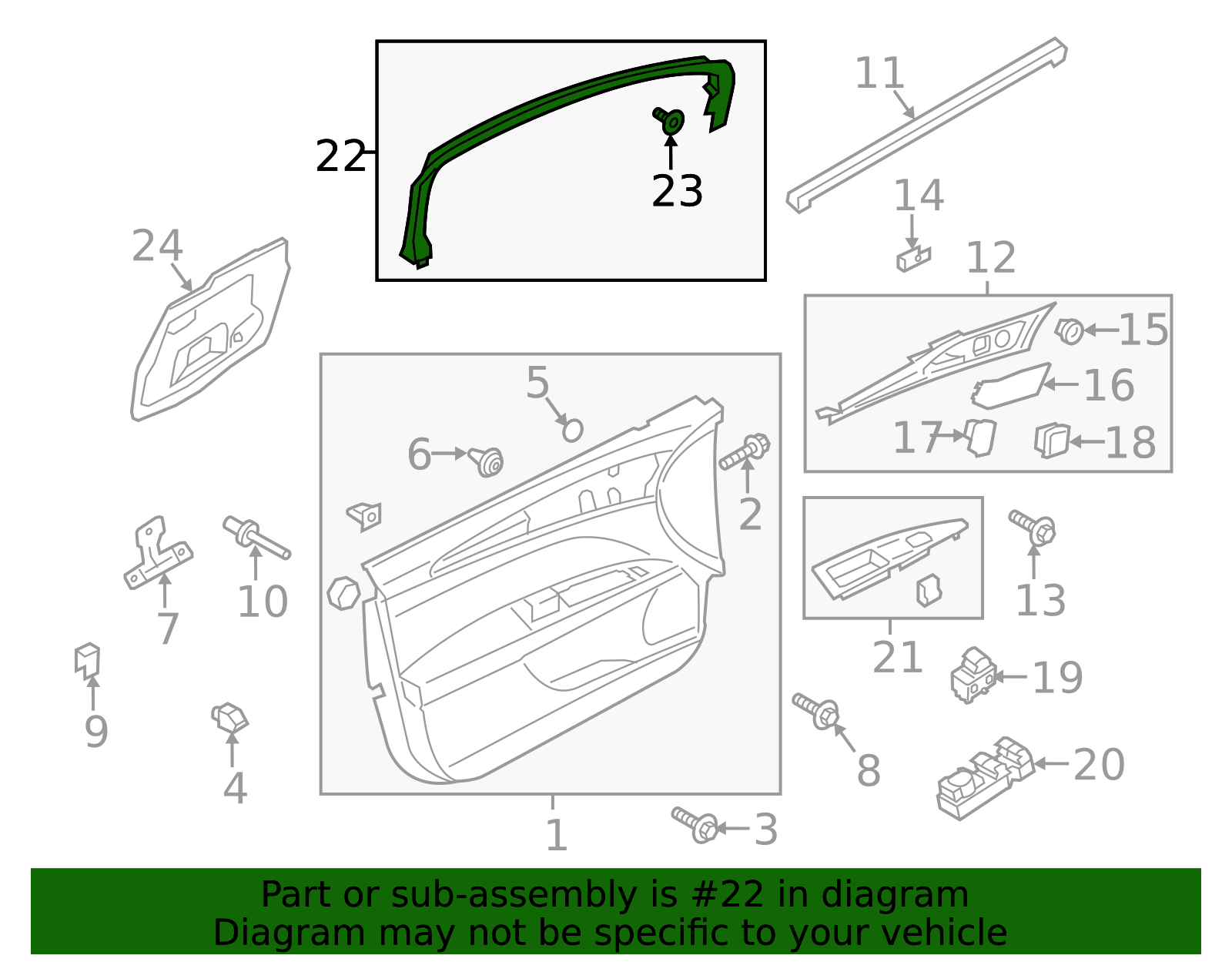 2013-2020 Ford Window Molding KS7Z-5400014-AA | Ford OEM Parts Outlet