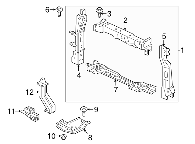 91555-T7W-A01 - Temp Sensor Clip 2016-2022 Honda HR-V | Honda Parts Online