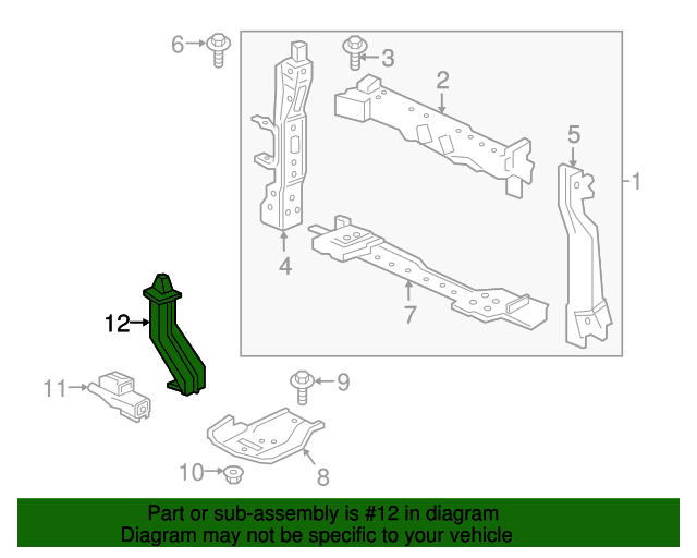 2016-2022 Honda HR-V Temp Sensor Clip 91555-T7W-A01 | Honda Factory Parts