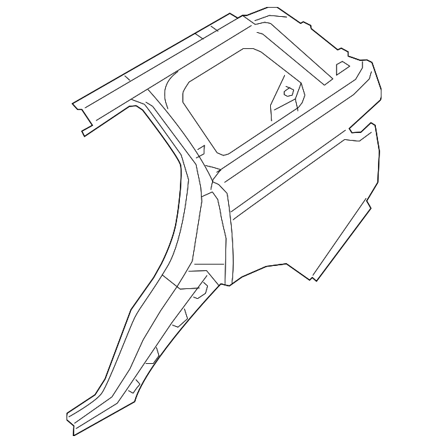 2014-2022 Land Rover Range Rover Quarter Panel LR051434 | JaguarParts.com