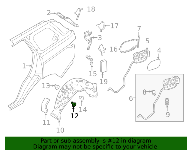 2005-2022 Land Rover Ft Fender Liner Screw LR106494 | Sacramento Land ...