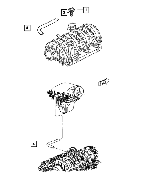 Crankcase Ventilation for 2010 Dodge Charger | Mopar Estores