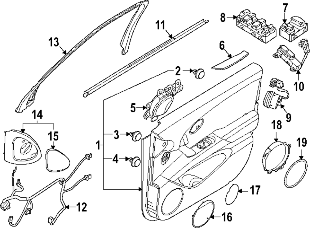 2023-2025 Genesis GV60 Speaker Grille 96343-CU500-VCS | OEM Parts Online
