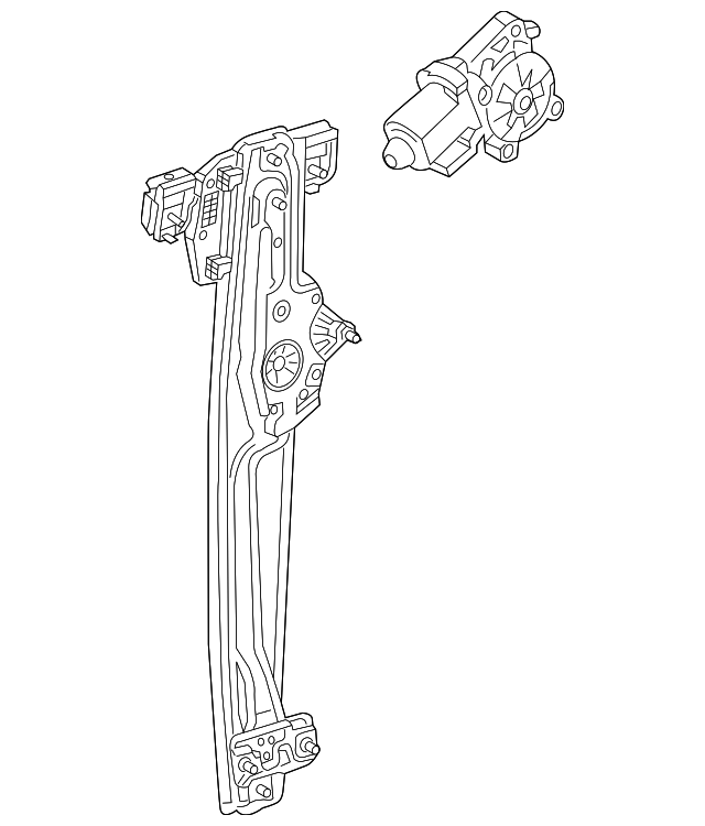 2019-2023 GM Window Regulator 86818089 | TascaParts.com
