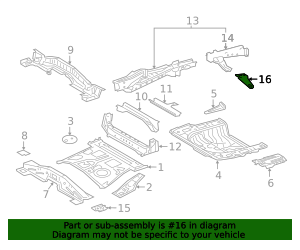 51095-42010 - 2019-2024 Toyota - Tow Hook Bracket | Sparks Parts