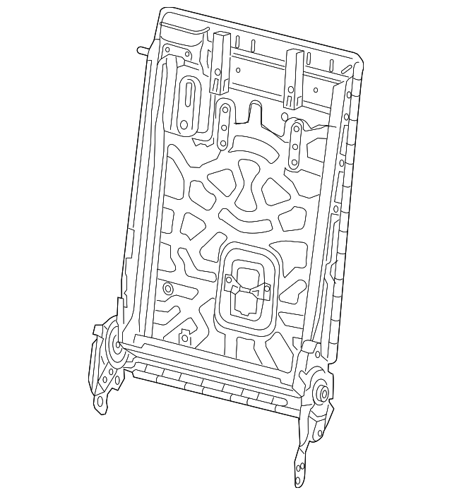 80A-883-107-B-HZ8 - Seat Back Frame 2018 Audi | Audi OEM Parts