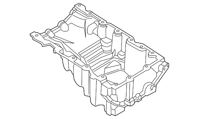 Genuine OEM Ford Part - Oil Pan ML3Z-6675-D | Genuine OEM Ford Parts ...