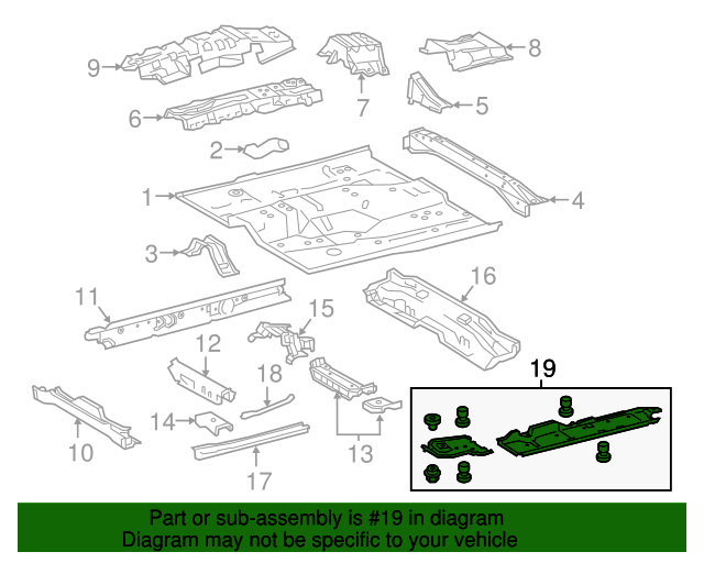 58398-06120 - Under Cover - 2015-2017 Toyota Camry | nashuatoyota