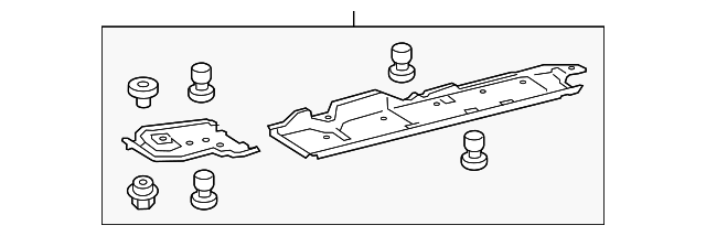 2015-2017 Toyota Camry Under Cover 58398-06120 | Toyota Parts Center