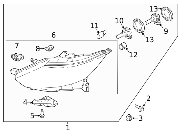 2017-2019 Nissan Rogue Sport Headlight Assembly 26010-6MA0A ...