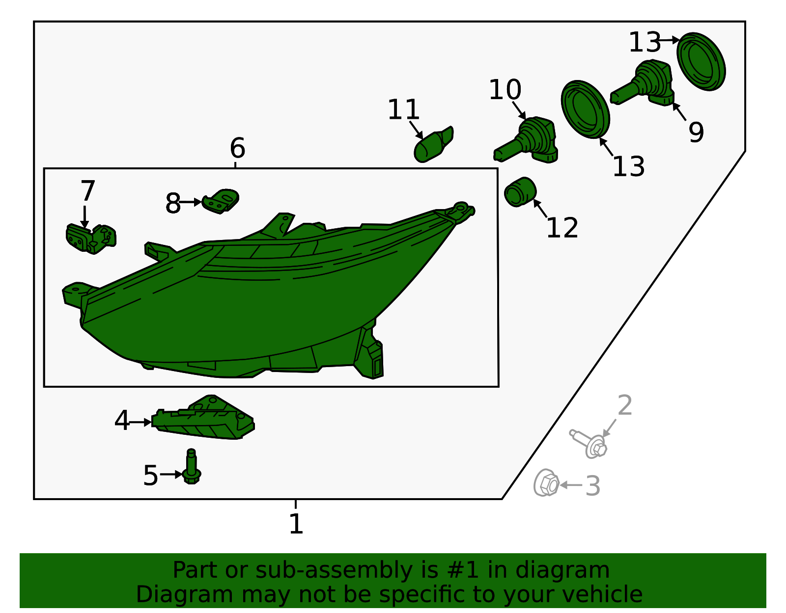 26010-6MA0A - 2017-2019 Nissan - Composite Headlamp | Anicra Nissan Parts