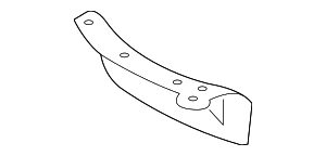 2017-2019 Buick LaCrosse Front Driver Side Tire Front Air Deflector ...