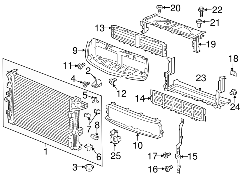 Radiator & Components for 2019 Buick Envision | GMPartsDirect.com