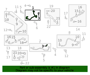 ML3Z-9G440-A - Oil Line 2021-2024 Ford | AutoNation Parts
