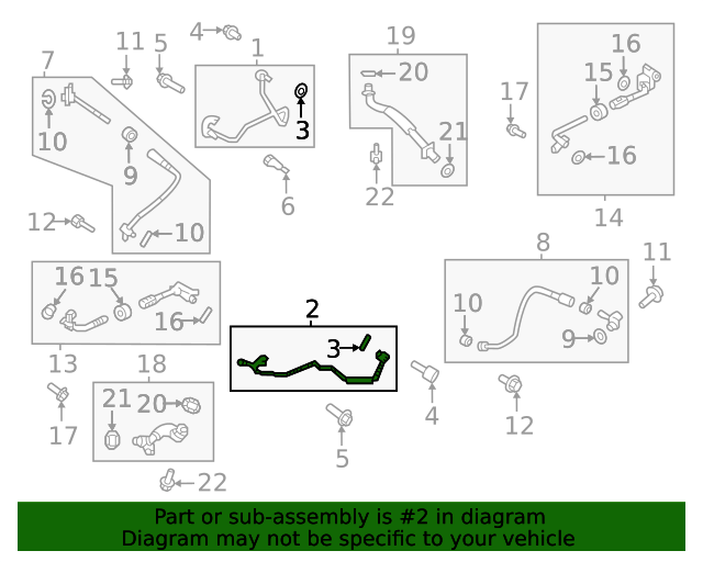 2021-2023 Ford Oil Line ML3Z-9T516-A | OEM Parts Online