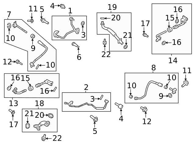 2021 Ford F-150 Water Inlet Tube Gasket FT4Z-6N652-H | QuirkParts