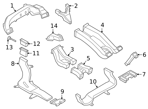 Ducts for 2022 BMW X6 | BMWPartsDirect.com
