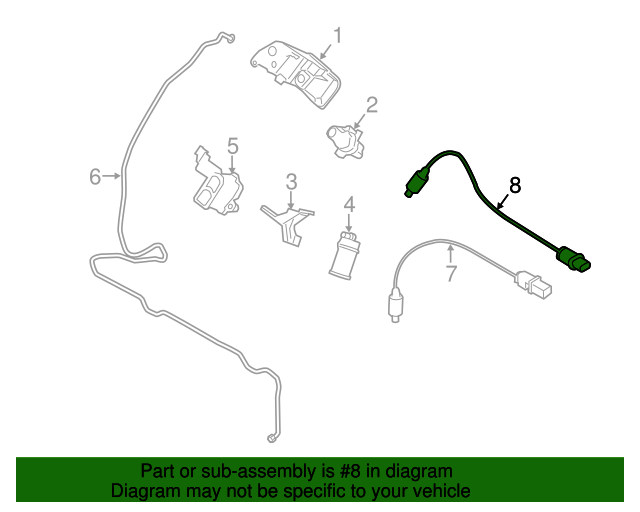 11787589122 - 2011-2018 BMW Oxygen Sensor (11-78-7-589-122) | BMW of ...