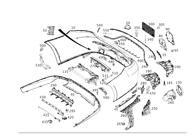238-885-24-01 - Energy Absorber - 2018-2020 Mercedes-Benz | Buy ...