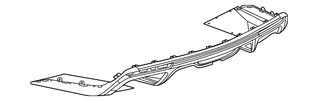 2020-2024 Cadillac CT5 Rear Lower Bumper Cover 84895911 GM ...