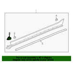 2018-2023 GM Rocker Molding Retainer 11549137 | GMC Parts Canada