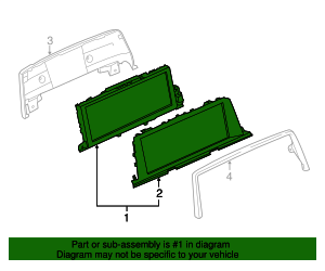 65509297276 - 2012-2015 BMW Display System (65-50-9-297-276) | BMW of ...
