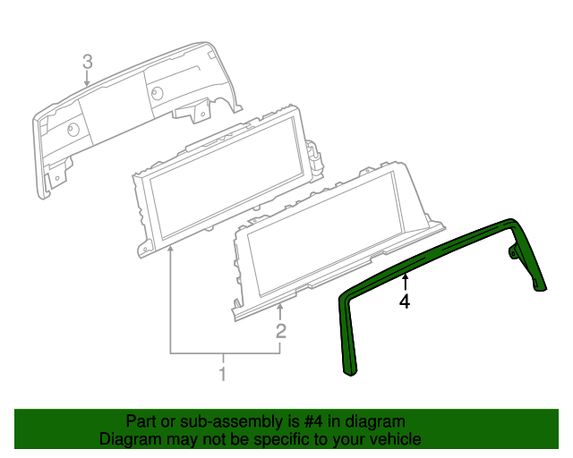 Genuine BMW 51-45-9-216-197 | Trim Bezel | FREE Shipping on Most Orders ...