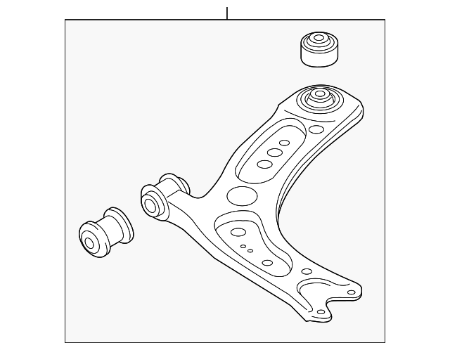 2015-2024 Audi Control Arm 5WA-407-151 | Audi USA Parts