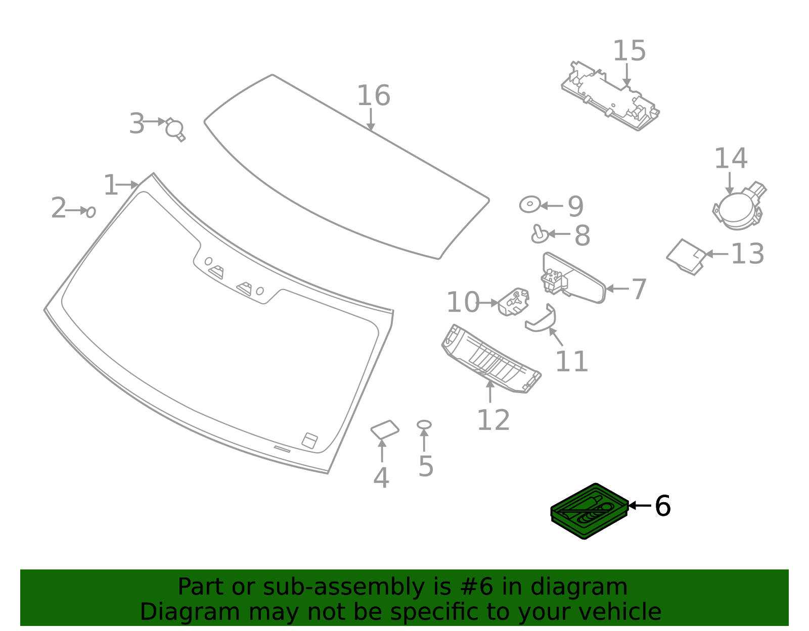 1999-2023 Land Rover Quarter Glass Adhesive Kit LR078295 ...