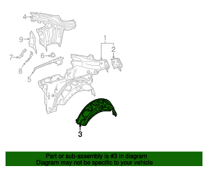 238-630-91-01 - Outer Wheelhouse 2018-2023 Mercedes-Benz | Mercedes ...