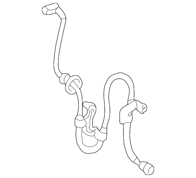 2002-2006 Lexus ABS Wheel Speed Sensor Wiring Harness 89516-33020 ...