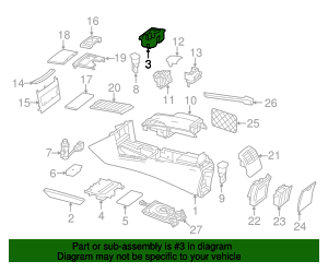212-689-00-91 - Cup Holder 2014-2015 Mercedes-Benz | Mercedes-Benz USA ...
