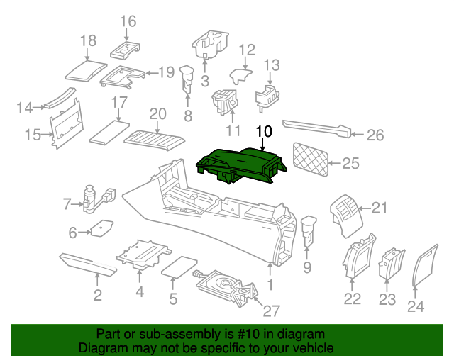 212-680-56-02-9H15 - Lid Assembly 2014-2016 Mercedes-Benz | Mercedes ...