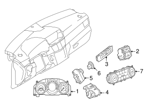 218-900-19-07-80 - Instrument Cluster 2012-2018 Mercedes-Benz ...