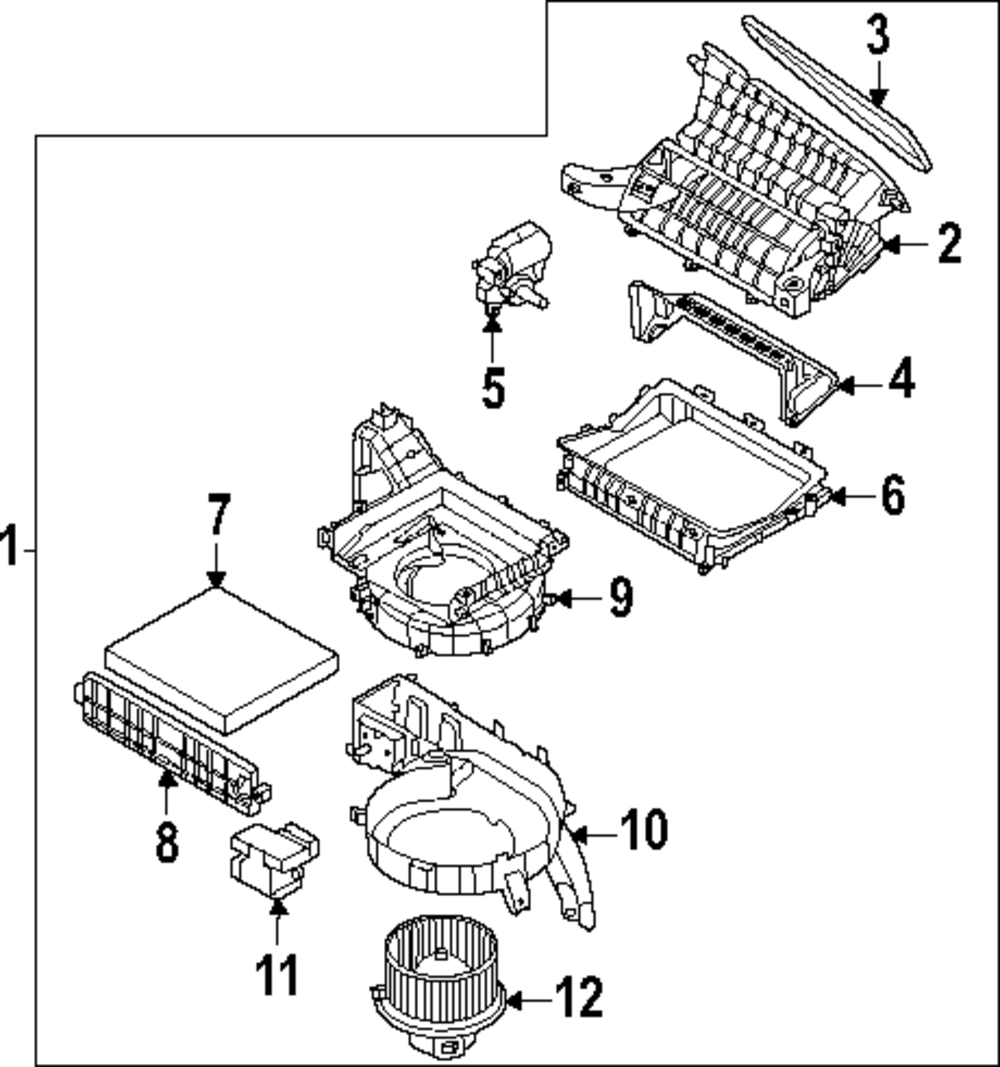 2024-2025 Hyundai Santa Fe Blower Assembly 97100-R6000 | OEM Parts Online