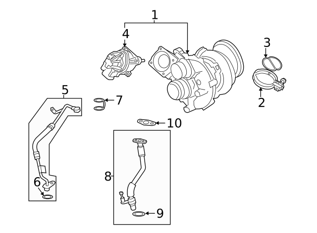 11-65-8-088-736 - Exhaust Clamp 2019-2024 BMW | AutoNationParts.com