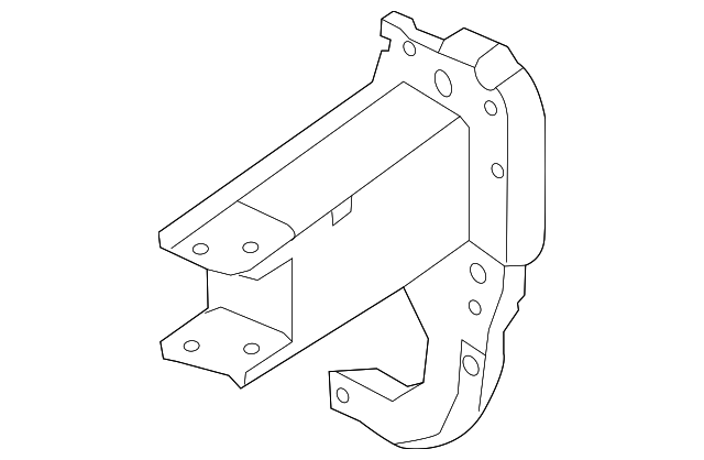 4G0-807-133-B - Bumper Bracket 2014-2018 Audi | Audi OEM Parts