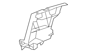 2012-2018 Audi Side Retainer 4G8-807-284-C | OEM Parts Online