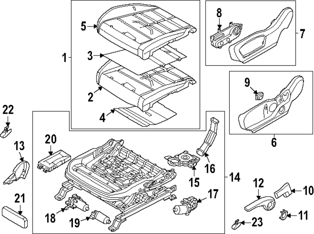 2024-2025 Hyundai Santa Fe Seat Track 88500-R6040-RXG | OEM Parts Online