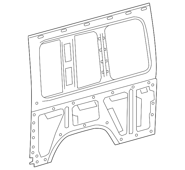 906-636-13-10 - Inner Side Panel 2014-2024 Mercedes-Benz | Mercedes ...