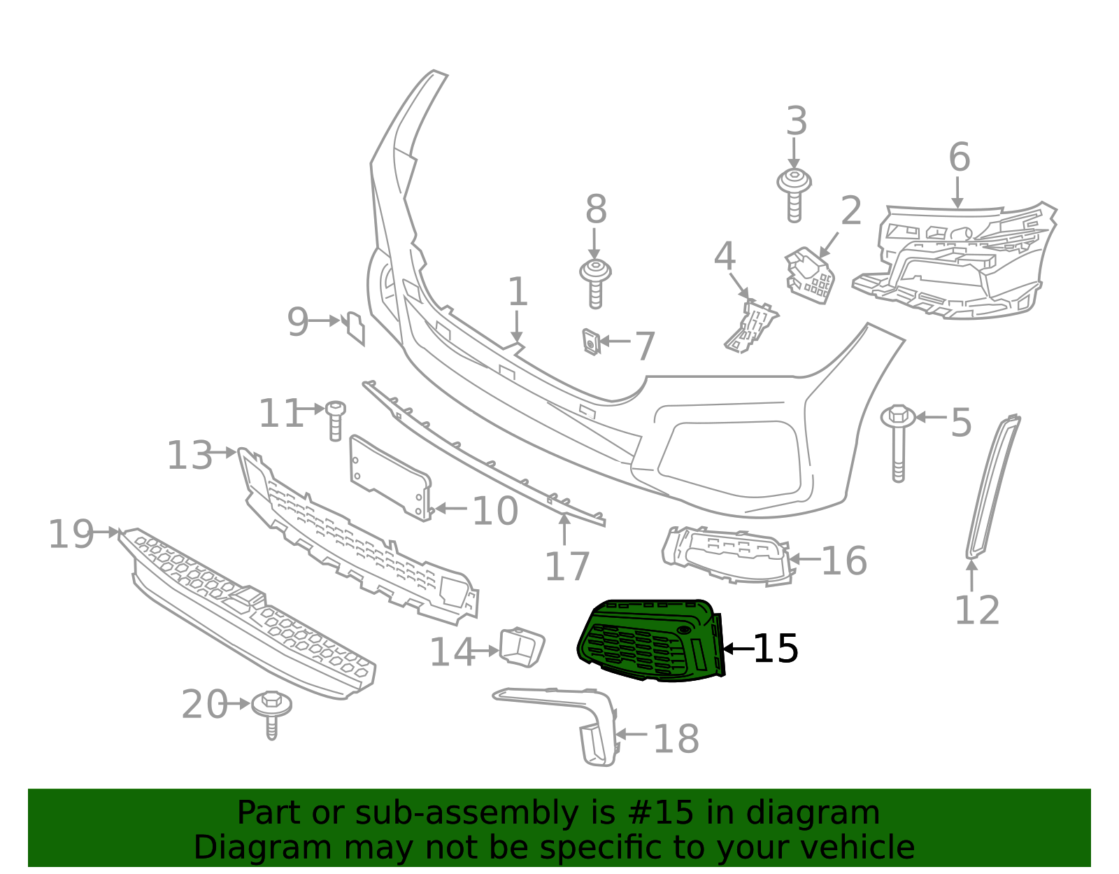51-11-8-074-002 - Outer Grille - 2020-2022 BMW | BMW Parts Exchange
