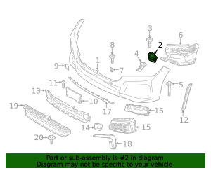 51117475192 - 2020-2022 BMW Mount Bracket (51-11-7-475-192) | BMW of ...