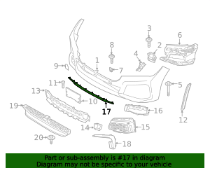 51-11-8-076-419 - Center Molding - 2020-2022 BMW | Buy BMW Parts Now