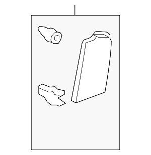 Genuine Toyota Frame Trim part# 67674-0C010-C0 for 2007-2021 Toyota ...