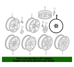 2010-2017 GMC 20x7.5-Inch Aluminum Wheel 22830685 GM | GMPartsDirect.com