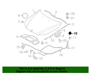 Genuine BMW 33-18-1-181-218 | Release Cable Holder | FREE Shipping on ...